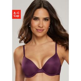 s.Oliver Damen s.Oliver Schalen-BH &raquo;Louise&laquo; mit nahtlos vorgeformten Cups lila 85, Cup C