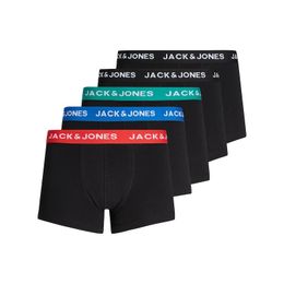 Jack & Jones Jack & Jones Herren Boxer &raquo;JACHUEY im F&uuml;nferpack mit toniger Naht und elastischem Bund&laquo; Packung, 5er-Pack, 5 Stk. unifarben, modisch, eng anliegend, 