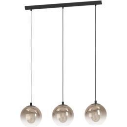 Eglo H&auml;ngeleuchte &raquo;ARISCANI 1 Pendellampe - Stahl - E27 - 3X60W - IP20&laquo; E27 1 Stk. H&auml;ngelampe, Deckenlampe, Wohnzimmer, Esszimmer, L76,5 x B16,5 x 
