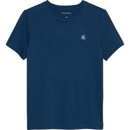 Calvin Klein Jeans Kinder T-Shirt &raquo;MONOGRAM MINI BADGE T-SHIRT&laquo; f&uuml;r Kinder bis 16 Jahre blau 12 (152)
