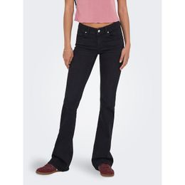 Only Damen Only Bootcut-Jeans &raquo;ONLBLUSH LW FLARED DNM REA1099 NOOS&laquo; schwarz L (40), L&auml;nge 30