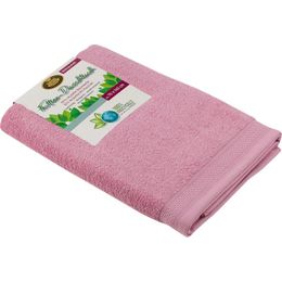 G&ouml;zze Badetuch &raquo;Uni Recycelt&laquo; Uni Farben, 100% recycelten Materialien rosa Frottier, Obermaterial: 65% Baumwolle, 35% Polyester