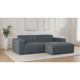 OTTO home Ecksofa &raquo;Koa, 228 cm, L-Form, Modulsofa in Cord, Chenille, Struktur, Webstoff&laquo; Designsofa, weicher Lounge-Sitzkomfort, Welleunterfederung, 