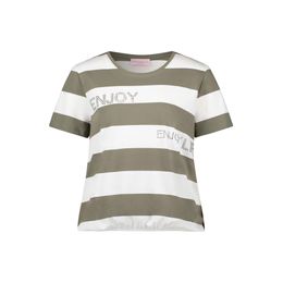 Betty Barclay T-Shirt Damen Gr&ouml;&szlig;e S oliv / wei&szlig;