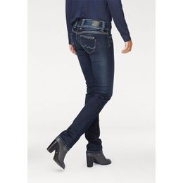 Pepe Jeans Damen Straight-Jeans &raquo;VENUS&laquo; mit schmalem Bein blau 28, L&auml;nge 32