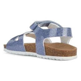Geox M&auml;dchen Sandale &raquo;J ADRIEL GIRL&laquo; , M&auml;dchen Sandale, Sommerschuh mit Fu&szlig;bett blau 29
