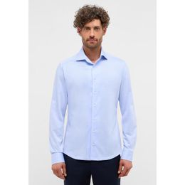Eterna Herren Langarmhemd &raquo;SLIM FIT&laquo; NON IRON (b&uuml;gelfrei) blau 39, Normalgr&ouml;&szlig;en
