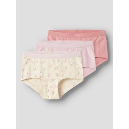 name it Herren Boxershorts &raquo;NKFHIPSTER 3P FLOWER NOOS&laquo; 3 Stk. rosa 116, 3 Stk.