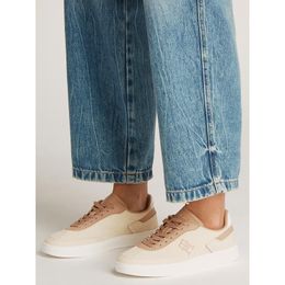 Tommy Hilfiger Damen Plateausneaker &raquo;TH HERITAGE SNEAKER PERF&laquo; , Freizeitschuh, Halbschuh, Schn&uuml;rschuh mit TH-Logostickerei bunt 42