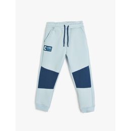 KOTON Hose Jungen Gr&ouml;&szlig;e 116/122 royalblau / hellblau