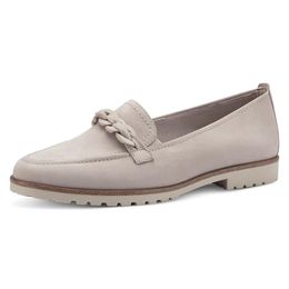 Tamaris Damen Loafer Chunky Slipper, Plateau Slipper mit seitlichen Stretcheins&auml;tzen grau 38