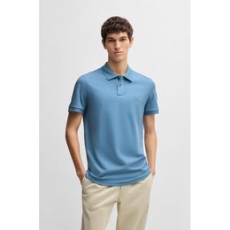 BOSS Orange Herren BOSS Orange Poloshirt &raquo;Passenger&laquo; mit Polokragen blau M