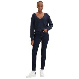 Tom Tailor Denim Damen Tom Tailor Denim Ankle-Jeans &raquo;Extra Skinny Ankle Jeans&laquo; mit ausgefranstem Beinabschluss blau 31, N-Gr