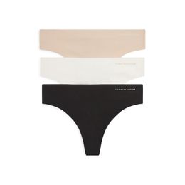 Tommy Hilfiger Underwear Damen Tanga 3 Stk. K&ouml;rpernahe Passform mit elastischem Bund XL (42/44), 3 Stk.