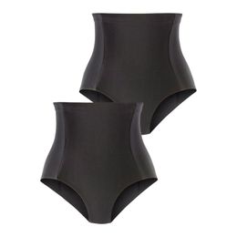 Petite Fleur Damen Petite Fleur Taillenshaper aus elastischer Baumwoll-Qualit&auml;t, Shape wear, Shaping Slip schwarz 44/46