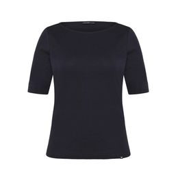 Zero Basic Shirt mit U-Boot-Ausschnitt Damen Gr&ouml;&szlig;e XL dunkelblau