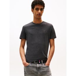 Tommy Jeans Herren T-Shirt &raquo;TJM XSLIM JASPE HTR TEE EXT&laquo; Mit Rundhalsausschnitt schwarz XL
