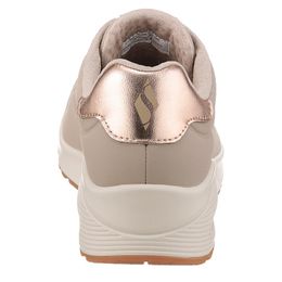 Skechers Damen Sneaker &raquo;UNO GOLDEN AIR&laquo; Freizeitschuh, Halbschuh, Schn&uuml;rschuh mit Metallic-Einsatz grau 35