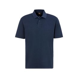 BOSS Orange Herren BOSS Orange Poloshirt &raquo;Pe__Dye&laquo; mit Polokragen blau M