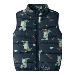 name it Herren Steppweste &raquo;NMMMYLANE VEST AOP2&laquo; 92