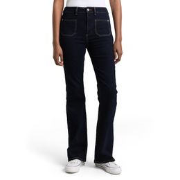 Tom Tailor Denim Damen Tom Tailor Denim Bootcut-Jeans &raquo;AVA&laquo; mit Taschen 28, L&auml;nge 32