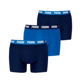 Puma Herren Puma Boxershorts &raquo;Puma MEN EVERYDAY BOXERS 3P&laquo; 3er Pack, mit Komfortbund blau XL