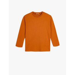KOTON Shirt Jungen Gr&ouml;&szlig;e 104/110 dunkelorange
