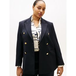 Tommy Hilfiger Curve Damen Jackenblazer &raquo;CRV TIMELESS WOOL DB BLAZER&laquo; in gro&szlig;en Gr&ouml;&szlig;en, mit Wolle 52