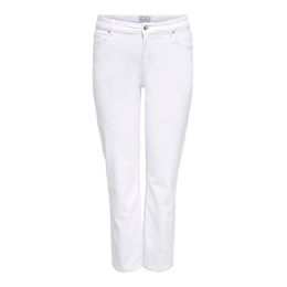 Only Carmakoma Jeans 'CARWilly' Damen Gr&ouml;&szlig;e 34 wei&szlig;