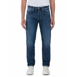 Replay Herren Straight-Jeans &raquo;GROVER&laquo; in vielen verschiedenen Waschungen, mit Stretch blau 36, L&auml;nge 34