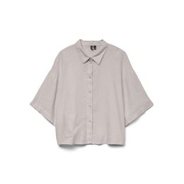 Vero Moda Curve Bluse 'VMCLinn' Damen Gr&ouml;&szlig;e 4XL hellgrau