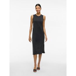 Vila Damen Sommerkleid &raquo;VIMODALA O-NECK S/L DRESS - NOOS&laquo; schwarz XXL, N-Gr