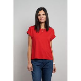Seidel Moden Damen Kurzarmshirt &raquo;Otto exclusiv&laquo; Rundhals mit &Auml;rmelaufschlag -MADE IN GERMANY 48