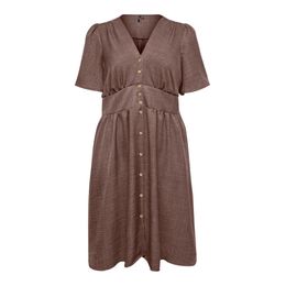 Vero Moda Curve Kleid 'VMCMelaney' Damen Gr&ouml;&szlig;e 48 braun Sommerkleid
