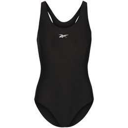 Reebok Damen Badeanzug &raquo;"Adelia"&laquo; Racer-Back Cut Out, sportlich, schlicht, bequem, Logo vorne schwarz XS, N-Gr