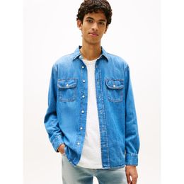 Tommy Jeans Damen Jeanshemd &raquo;RELAXED DENIM SHIRT&laquo; Relaxed fit mit Brusttaschen M, N-Gr