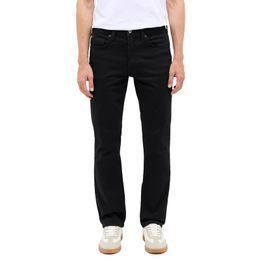 Mustang Herren Mustang 5-Pocket-Jeans &raquo;Style Washington Straight&laquo; mit leichten Abriebeffekten schwarz 32, L&auml;nge 34