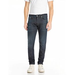 Replay Herren Straight-Jeans &raquo;GROVER&laquo; in vielen verschiedenen Waschungen, mit Stretch blau 30, L&auml;nge 34