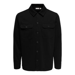 Only & Sons Only & Sons Herren ONLY & SONS Langarmhemd &raquo;ONSNEWKOBE OVERSHIRT SWEAT OTL&laquo; M, N-Gr