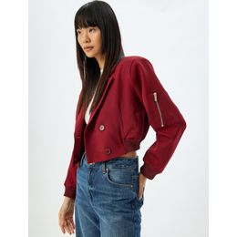 KOTON Blazer Damen Gr&ouml;&szlig;e 38 bordeaux