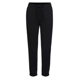 Vivance Damen Jogger Pants mit praktischen Eingrifftaschen, Schlupfhose, casual-chic schwarz 34, N-Gr