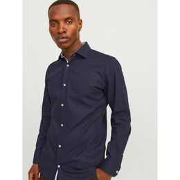 Jack & Jones Jack & Jones Herren Langarmhemd &raquo;JPRBLAPARKER DETAIL L/S SHIRT NOOS&laquo; blau XXL, N-Gr