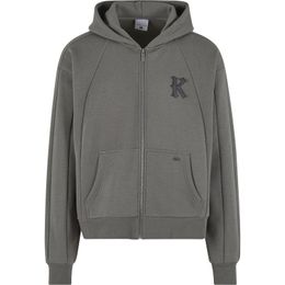 Karl Kani Herren Kapuzenpullover &raquo; KK Boxy Full Zip Hoodie&laquo; 1 L