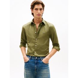 Tommy Hilfiger Herren Businesshemd &raquo;FLEX POPLIN SOLID&laquo; unifarben, klassisch, regular fit, Baumwolle, Button-down-Kragen M, N-Gr