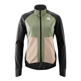 Gonso Damen Fahrradjacke &raquo;Trail Jacket Softshell W&laquo; Wasserabweisende, strapazierf&auml;hige und atmungsaktive Radjacke. 42