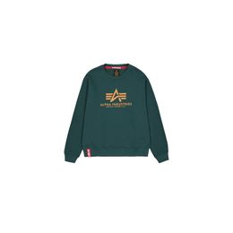 Alpha Industries Herren Sweater &raquo;Basic Sweatshirt BL&laquo; gr&uuml;n S