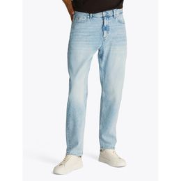 Tommy Jeans Herren Gerade Jeans &raquo;Isaac Relaxed Tapered&laquo; Relaxed‐Fit‐Jeans mit konisch zulaufendem Bein blau 31, L&auml;nge 34