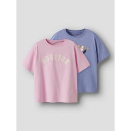 name it M&auml;dchen T-Shirt &raquo;NMFKATINKA 2P SS NREG TOP PB&laquo; Packung, 2 Stk. 92