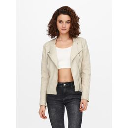 Only Damen Only Lederimitatjacke &raquo;ONLAVA FAUX LEATHER BIKER OTW NOOS&laquo; mit Biker-Details 34
