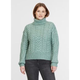 Ragwear Damen Rollkragenpullover &raquo;JANNA SHORT&laquo; gr&uuml;n L (40)